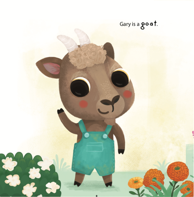 Gary the Goat. The Speech Sounds Series book - One Goat Publishing
