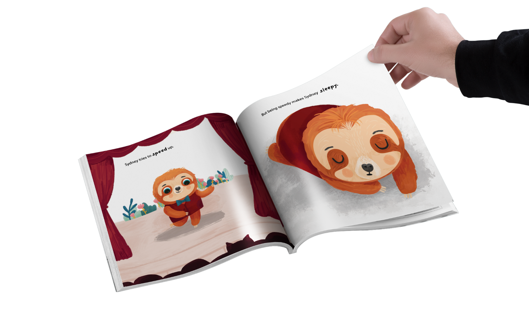 Sydney the Sloth. The Speech Sounds Series book - One Goat Publishing